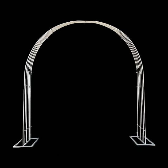 240cm METAL ARCH FRAME WITH STAND WHITE. Florist Sundries,Floral ...